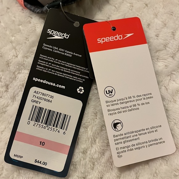 Speedo Swim Speedo Girls Infinity Splice One Piece Swimsuit Grey
